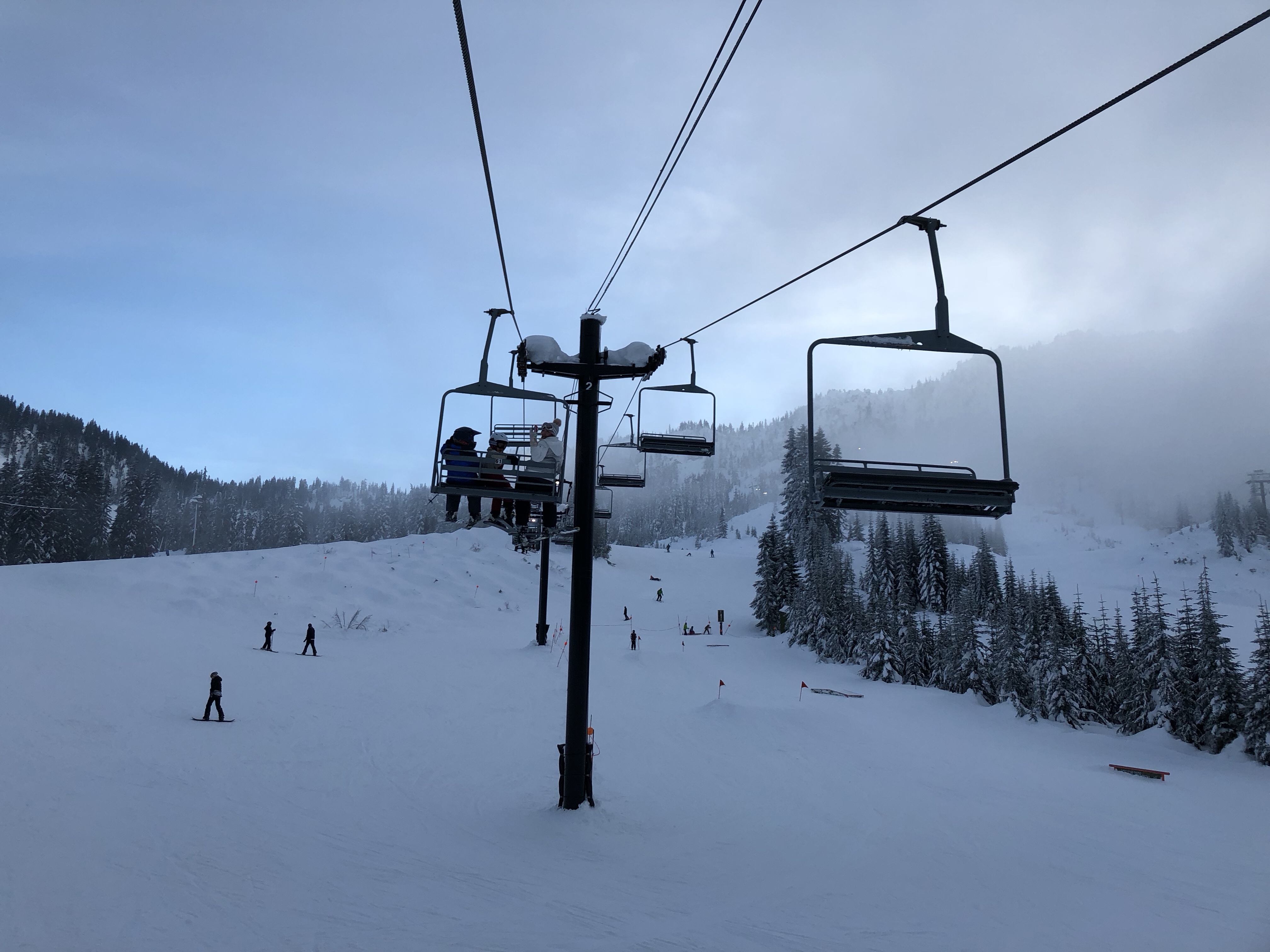 Dangling from a Chair